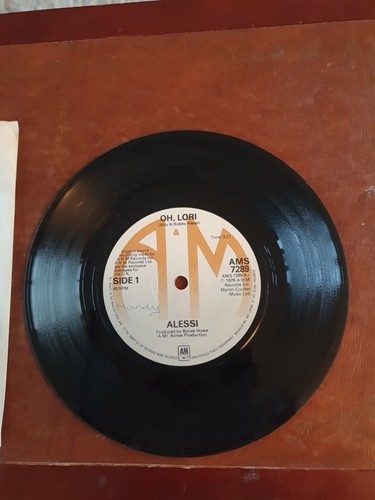 ALESSI - OH, LORI 1977 7" VINYL SINGLE. AMS 7289 | eBay