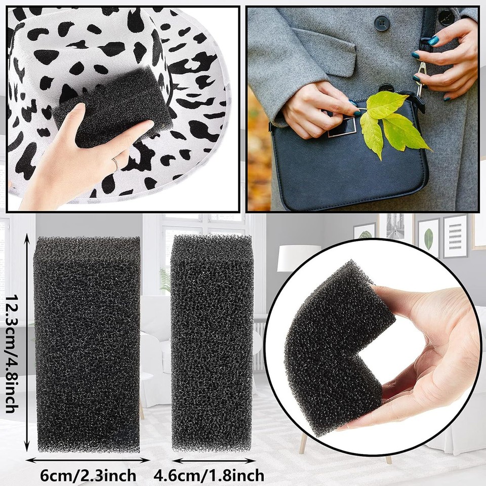 6 Pieces Hat Cleaning Sponge Felt Hat Sponge Cowboy Felt Hat Cleaner ...