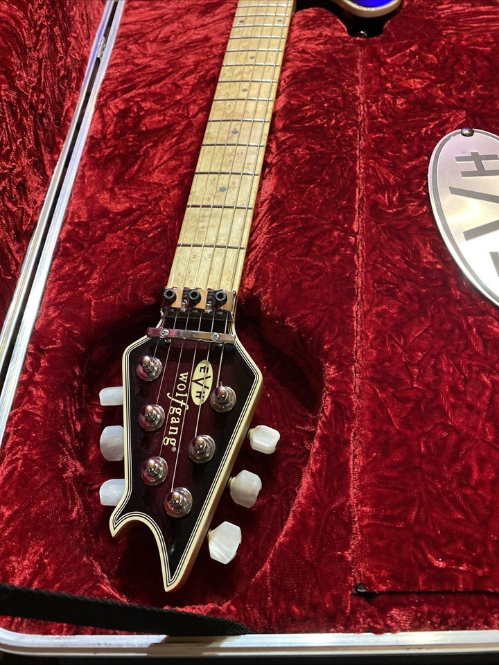 EVH Wolfgang USA 2010 “ Transparent Cherry” Maple Arch Top | eBay
