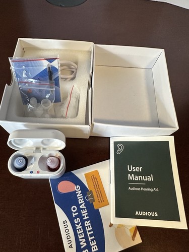 Audious Rechargeable High-Definition Hearing Device Aid Set HD New | eBay