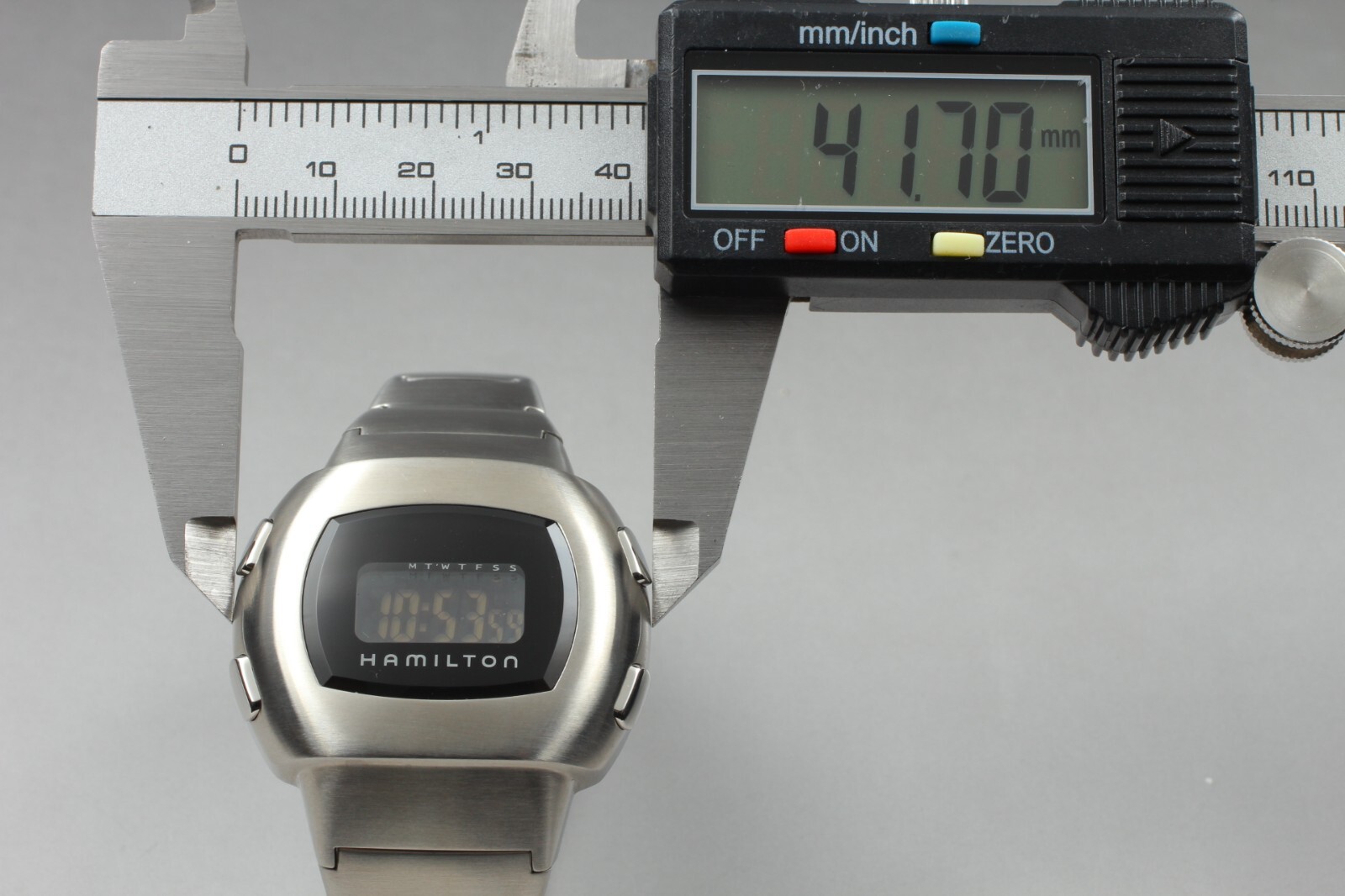 New Battery 【 BOXED A MINT 】 Hamilton Pulsar MIB II H121138911 Men's ...