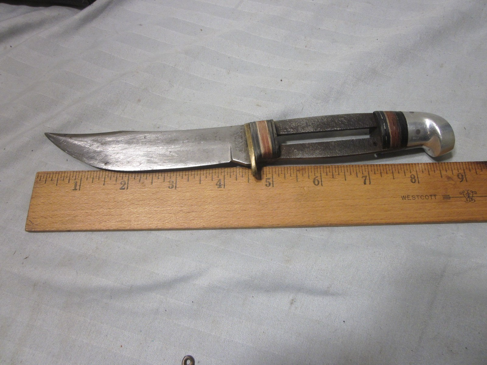 Vintage WESTERN Boulder Colo L66 Fixed Blade Hunting Knife Made in USA ...