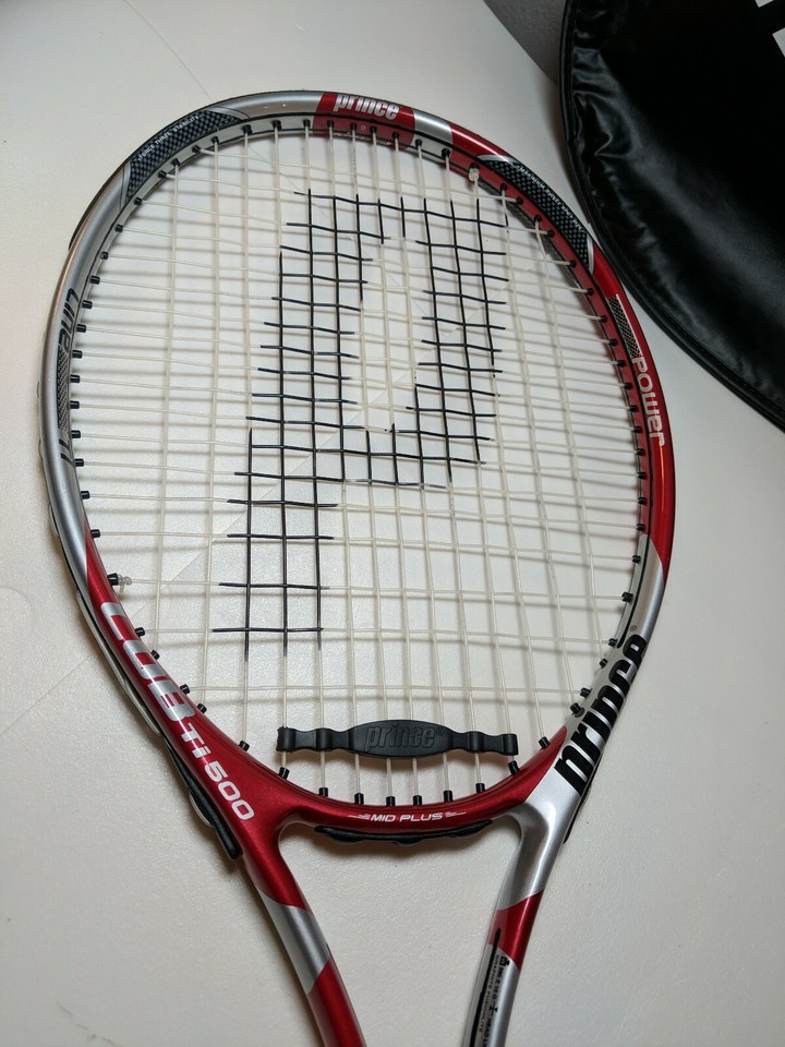 Prince Lob Ti 500 Racket Mid Plus 27" Long 4-1/4" Grip Graphite Fusion ...