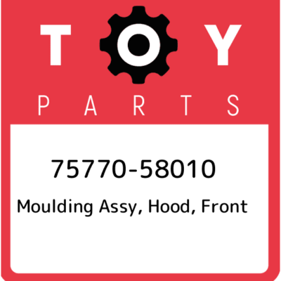 75770-58010 Toyota Moulding assy, hood, front 7577058010, New Genuine ...