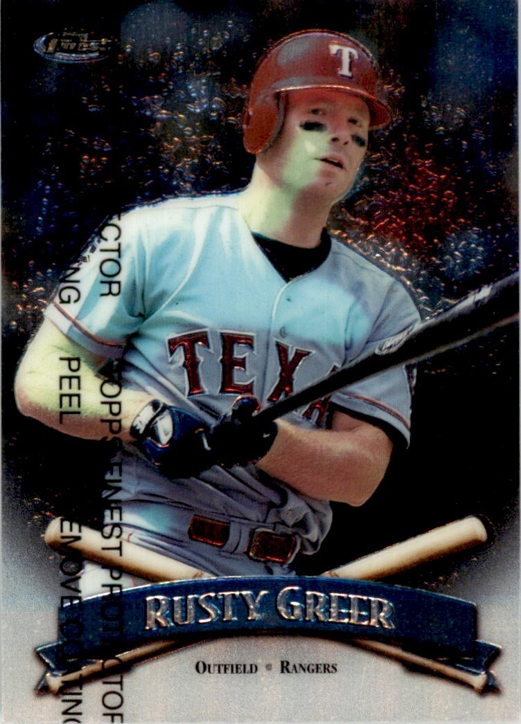 1998 Topps Finest Rusty Greer . Texas Rangers #6 | eBay