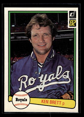 1982 Donruss Baseball #364 Ken Brett "Set Break" Mint Kansas City ...