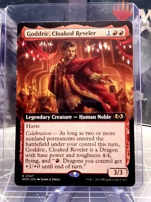 MTG Goddric, Cloaked Reveler (Extended Art) Wilds of Eldraine - LP | eBay