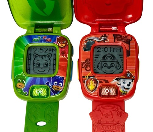 VTech Watches Paw Patrol Marshal PJ Mask Gecko Kids Toddler Toys LOT OF ...