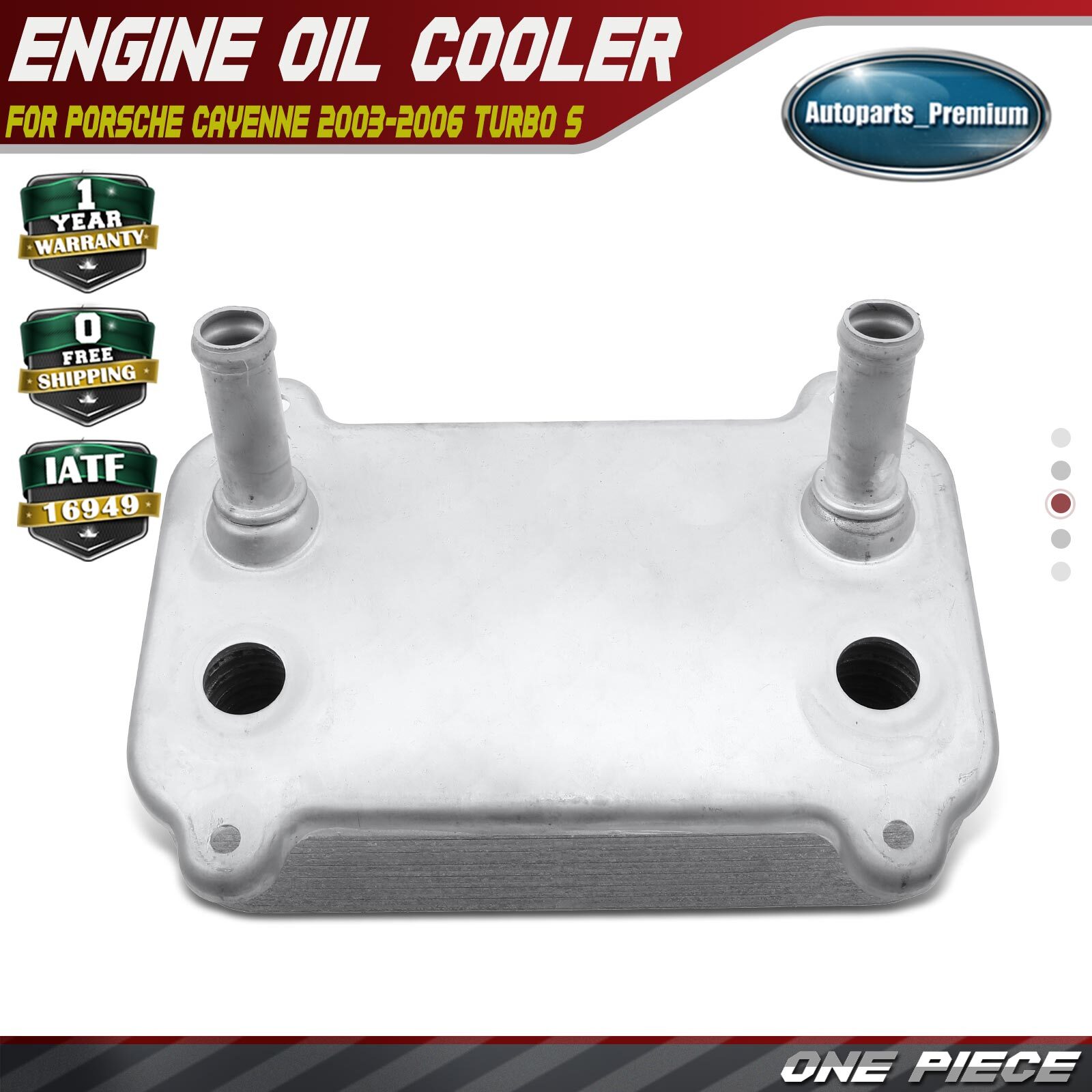 Engine Oil Cooler for Porsche Cayenne 2003 2004 2005 2006 V8 4.5L ...