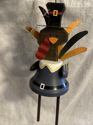 Nwt turkey decoration table top Holiday decor fall wind chime | eBay