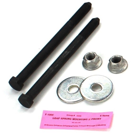 Mustang Leaf Spring Bolt Front Set of 2 Concours 1964 1965 1966 1967 ...