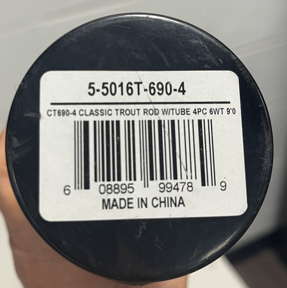 REDINGTON Fly Rod Classic Trout, 4 pieces Fly Fishing (5-5016T-690-4) | eBay