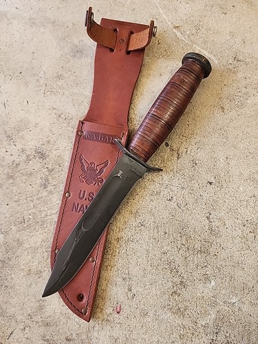 US WW2 RCC USN Navy MK2 Fighting Knife w/ Scabbard | eBay
