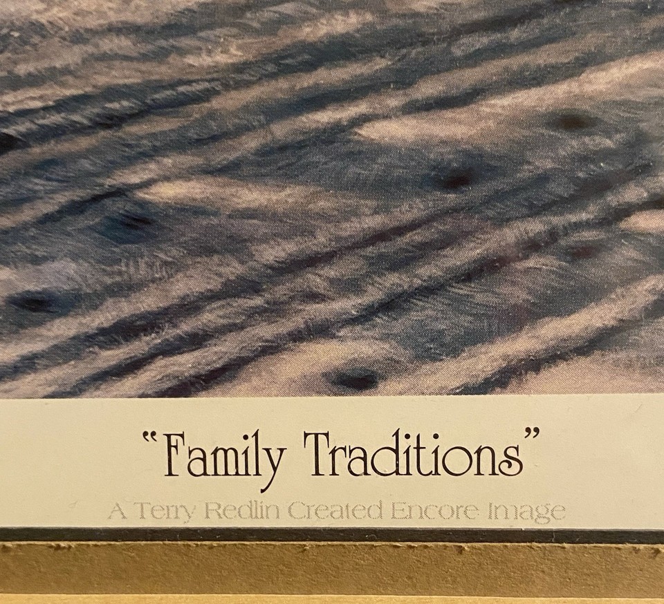 Terry Redlin Family Traditions Signed And Framed Print | eBay
