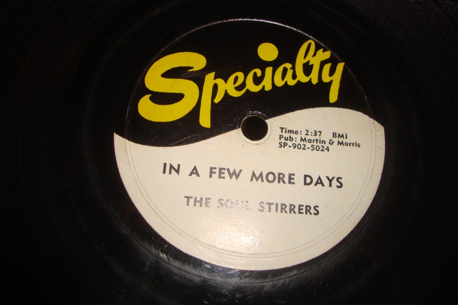 SOUL STIRRERS W/ SAM COOKE- SPECIALTY 78 RPM 902 - PILGRIM OF SORROW ...