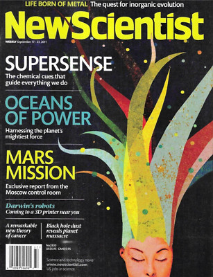 New Scientist Magazine Super Sense Oceans of Power Mars Mission Bjork ...