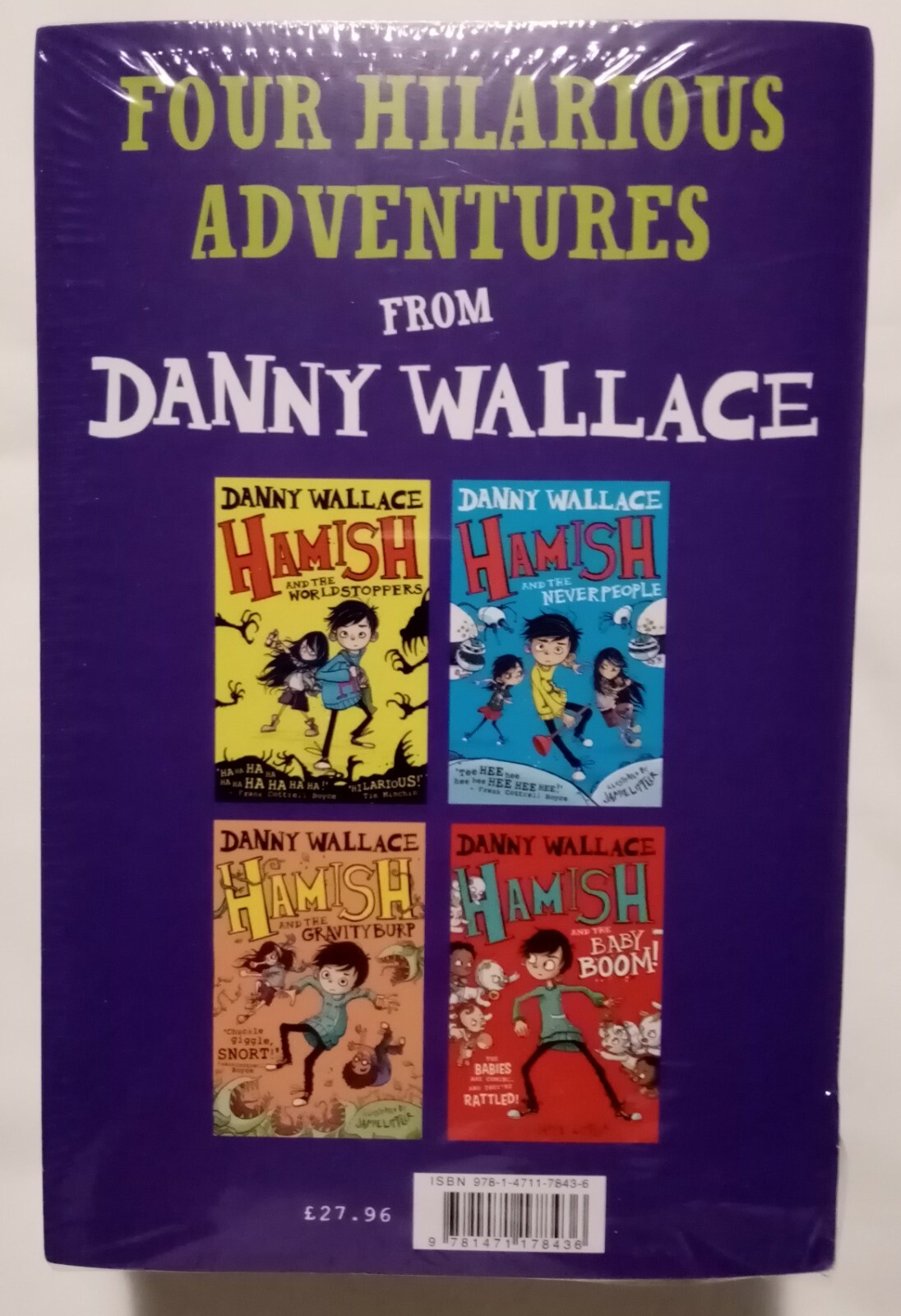Danny Wallace Hamish Collection 4 Books Set (hamish and The ...