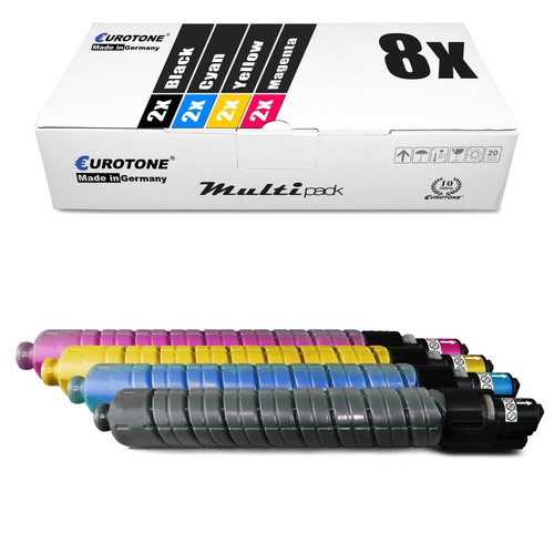 8x Toner F,Shirt R Ricoh Aficio Mp C 2800 3300 Like 841124 - 841127 ...