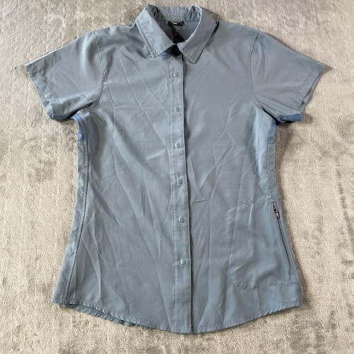 Club Ride Shirt Womens Size Small Gray Lightweight Vented Cycling Zip ...