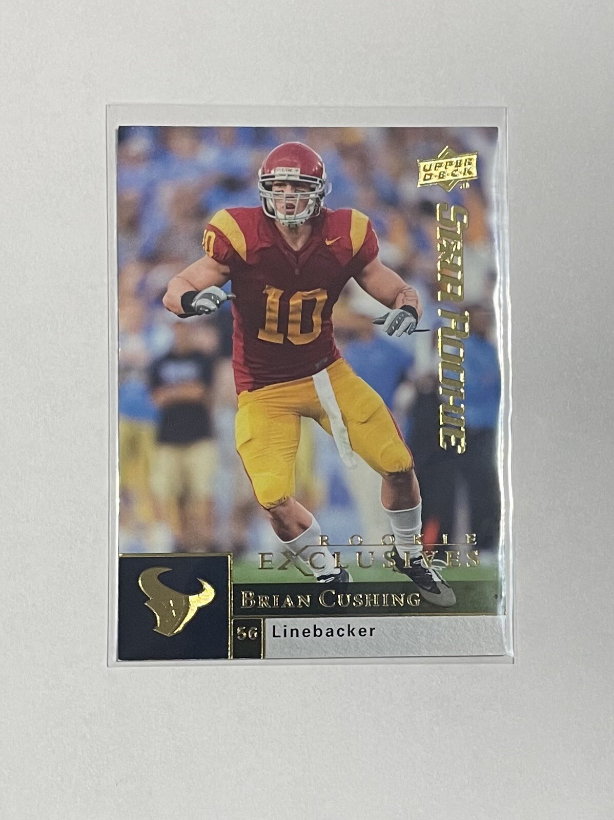 2009 Upper Deck Football Rookie Exclusives Brian Cushing RC Rookie #92 ...