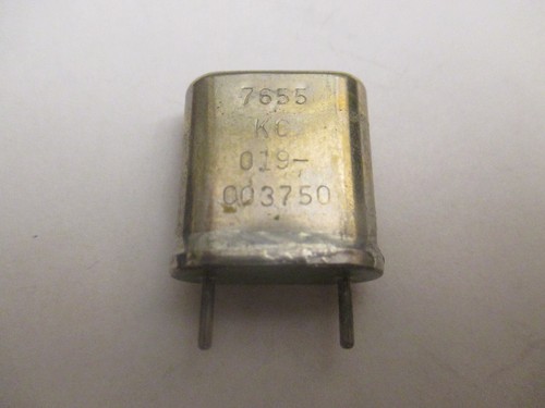 7655 KC KHz 7.655 MHz MC HALLICRAFTERS quartz radio crystal 019-003750 ...