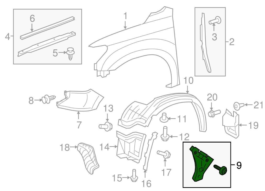 GENUINE TOYOTA TUNDRA LTD & SR5(2007-2014) Arm, Front Bumper (RIGHT ...