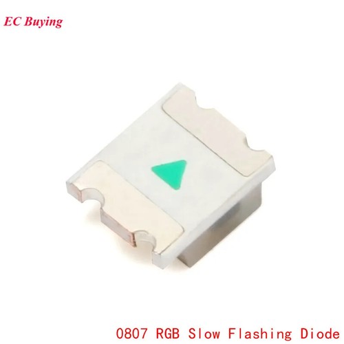20 Pcs Flashing LED SMD Diode 0805 RGB, Slow Flash, Diodo Alto Brilho Diod 0807 | eBay