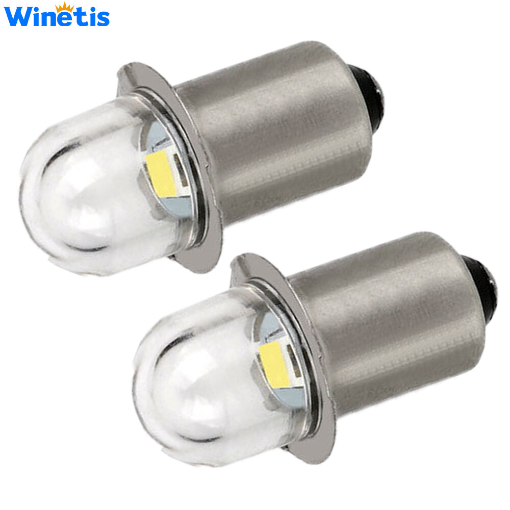 (2) 18 VOLT White LED Flashlight Replacement Xenon Bulbs for Ryobi ONE+ ...