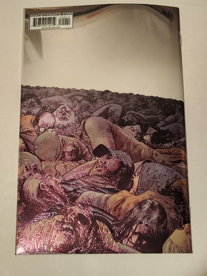 Walking Dead #100, Wrap Around Chromium Foil Variant, 1st App. of Negan ...