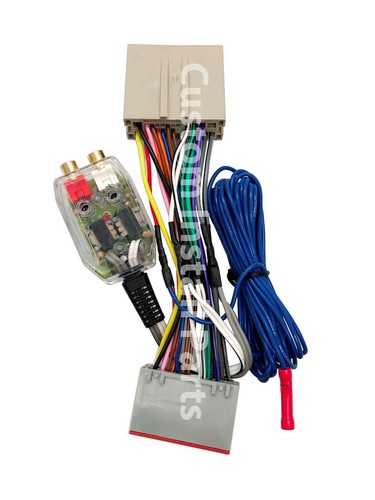 Factory Radio Add Aftermarket Subwoofer Amp Amplifier Plug Play Harness ...