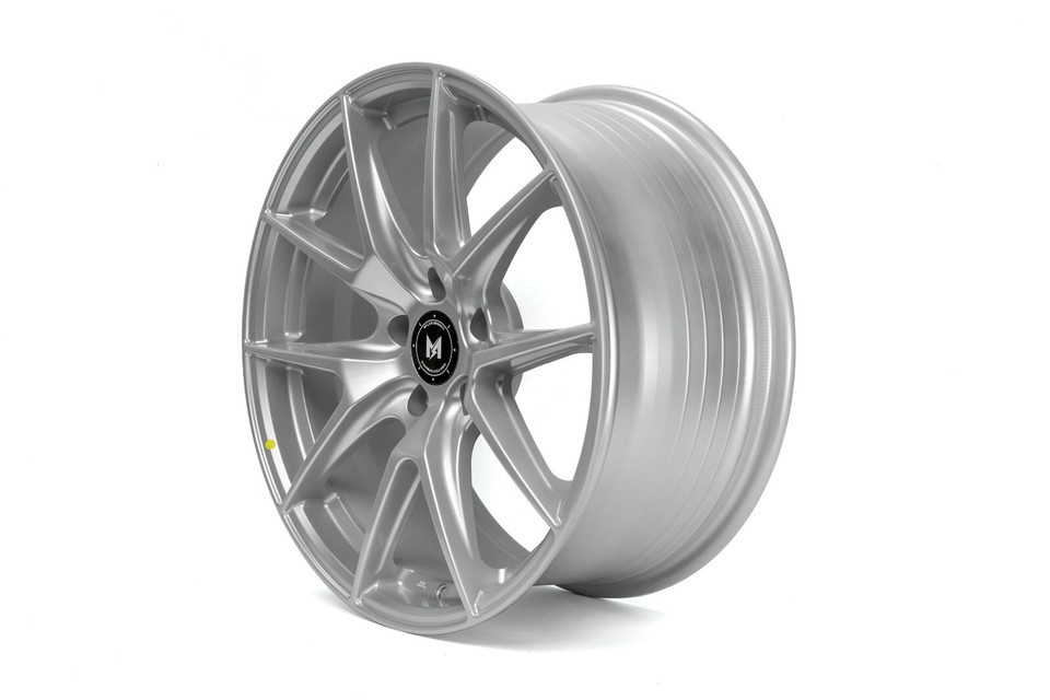 MFlow Silver Wheels MFR2 19X8.5 5X120 ET35 CB72.6 Fit Tesla Model S X ...