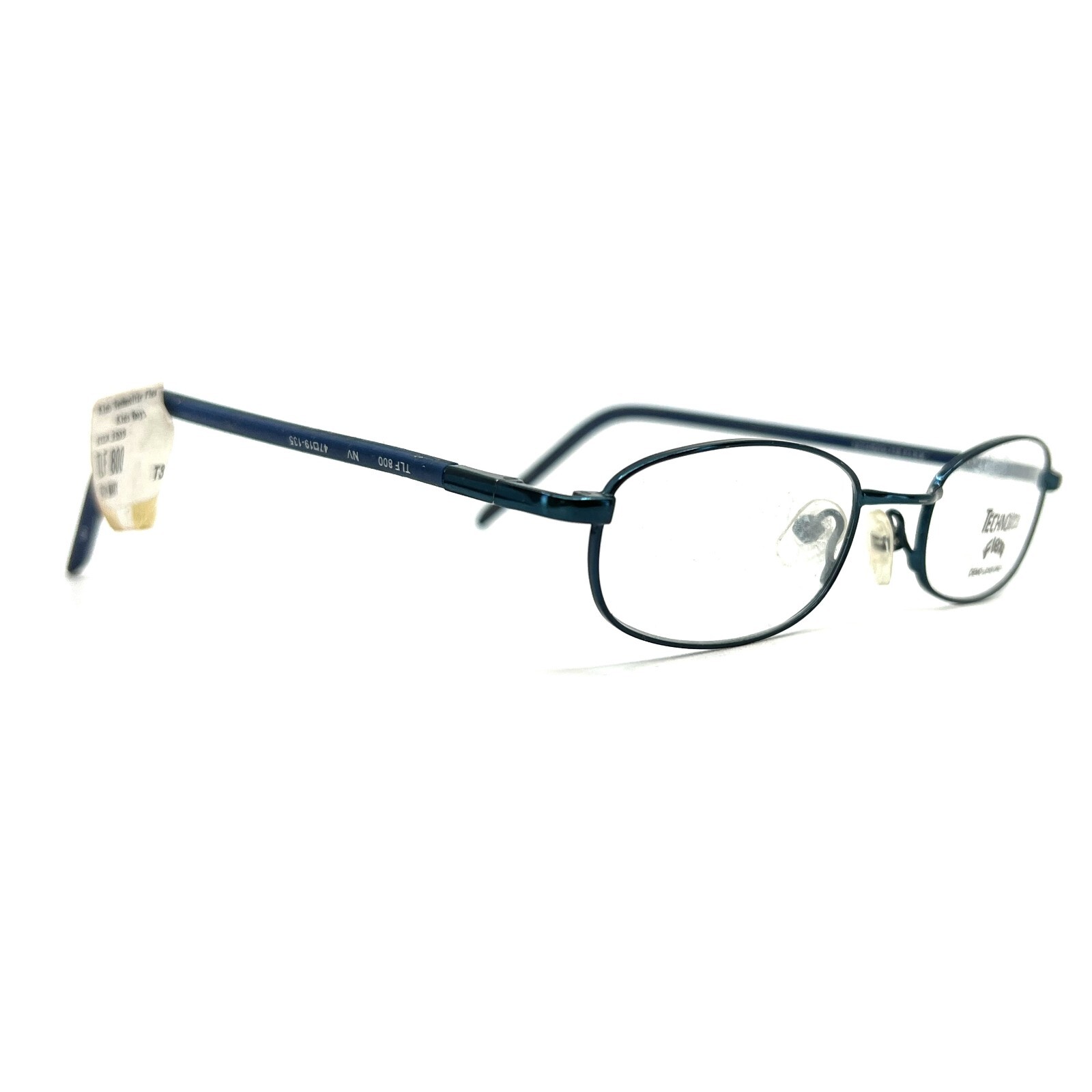 Technolite Flex Kids Eyeglasses Frames TLF 800 NV Navy blue oval 47-19-135 | eBay
