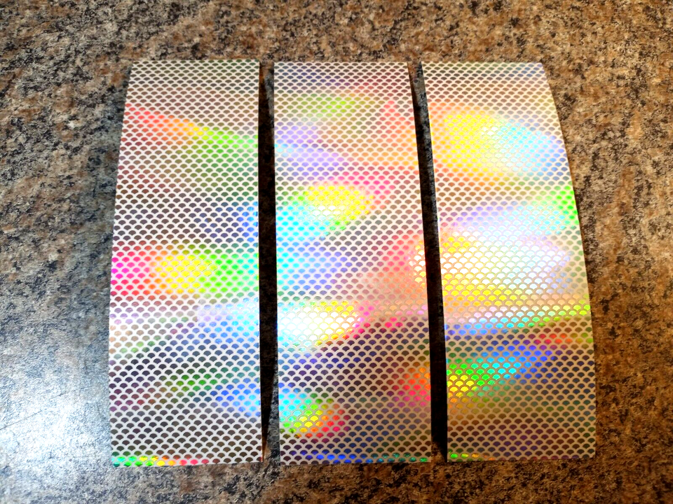 2" x 6" 3PK Holo Scale WTP Waterproof Fishing Lure Tape | eBay