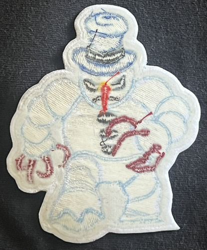 CLAYFIGHTER embroidered figure patch BAD MR FROSTY action snowman ...