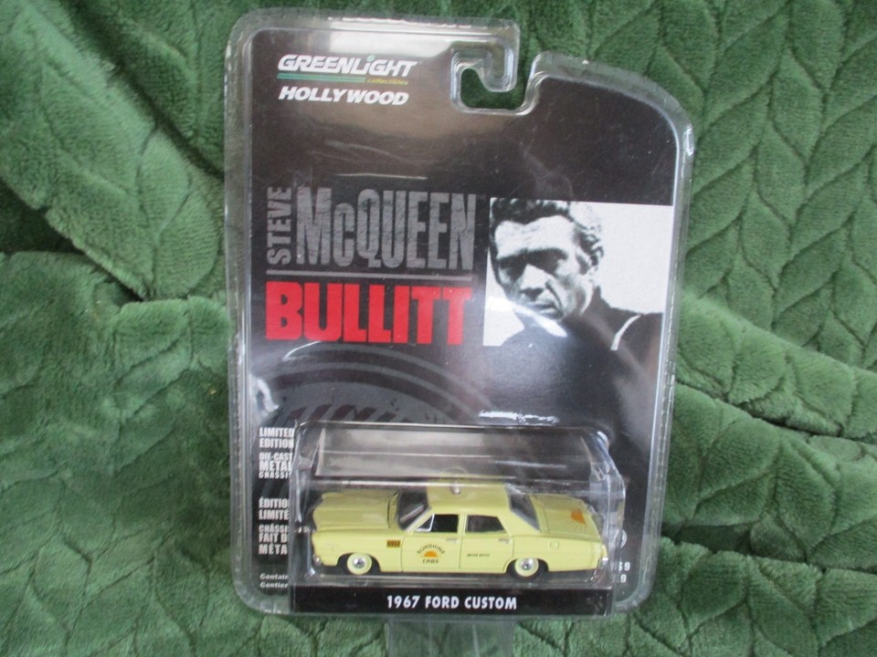 Greenlight Hollywood Steve McQueen Bullitt 1967 Ford Custom | eBay