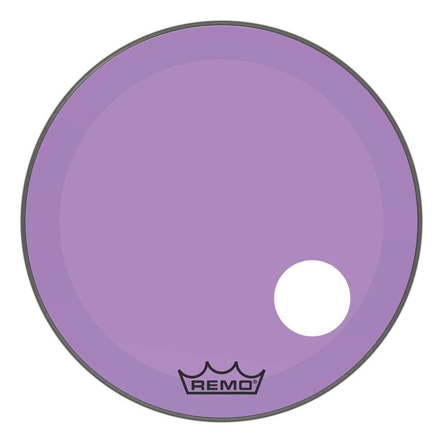 Remo Powerstroke P3 Colortone Purple Skyndeep Bass Resonant Drumhead w ...