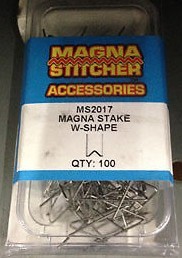 Motor Guard 100pk W-Shape Magna Stake Hot Staples fits Most Hot ...