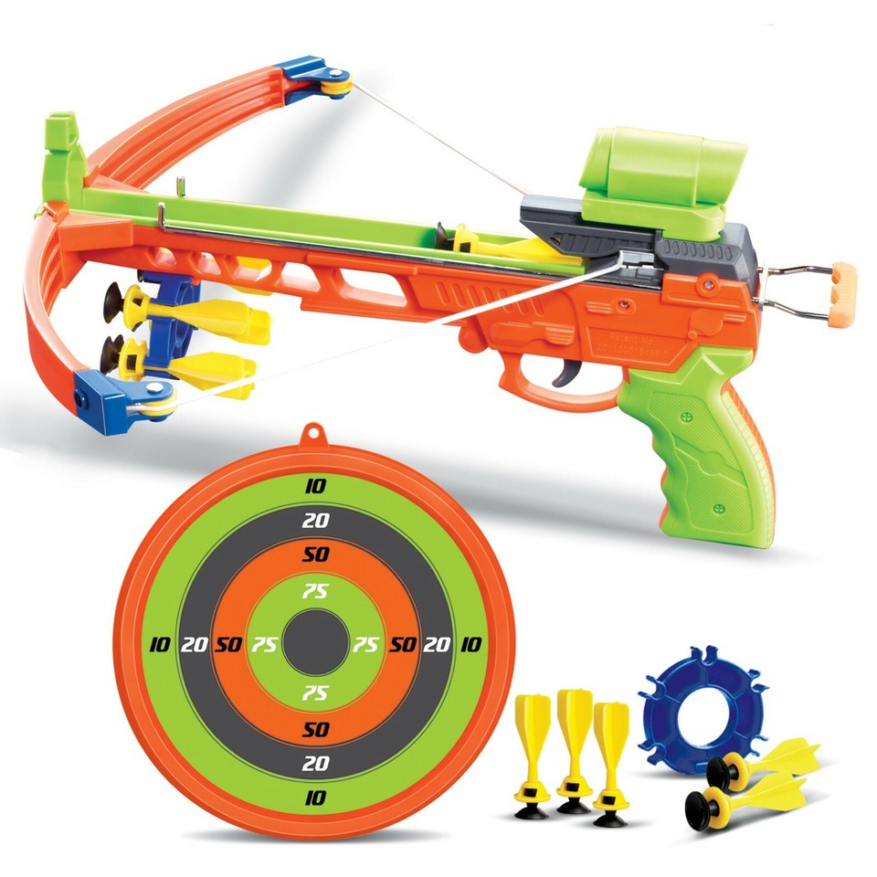 Kids Crossbow Set With Bolts Target Gun Arrows Archery Shooting Garden ...