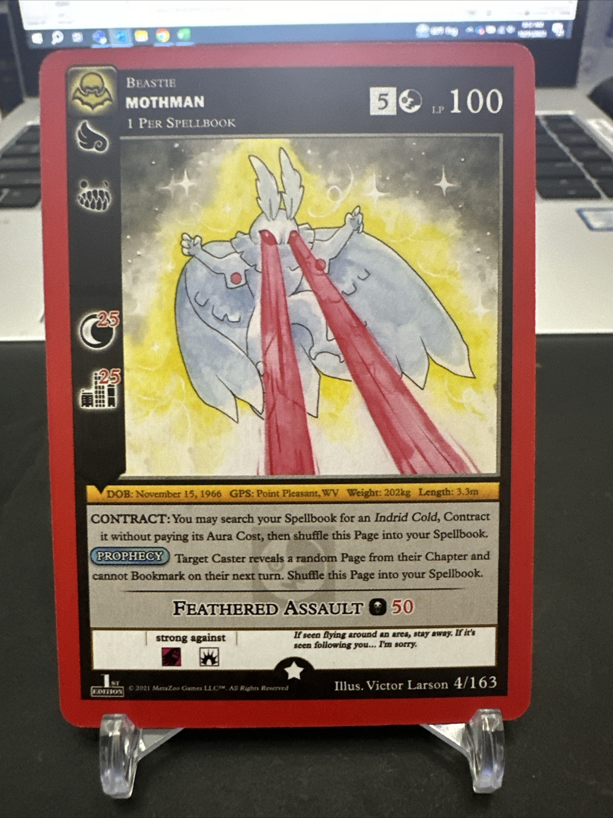 Metazoo Mothman - 4/163 - Nightfall 1st Edition - Non-Holo Rare | eBay