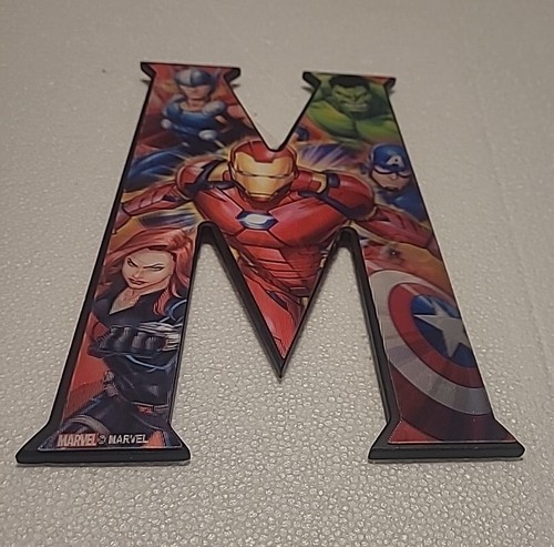 Marvel Avengers 3D Letter M Wall Decor Wooden 8x10 in | eBay