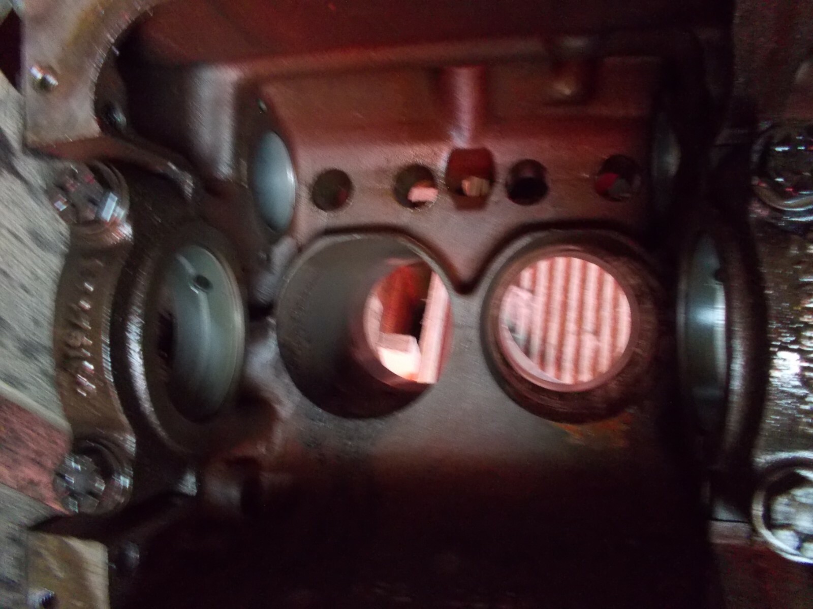 Farmall IH 806 gas Tractor 301 gas engine motor block w/ caps & crater ...