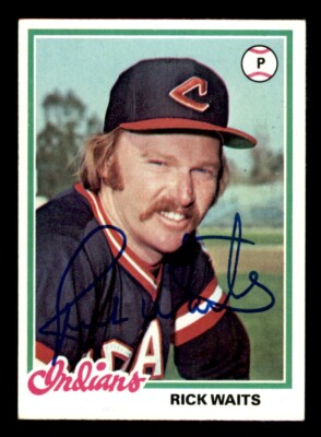 1978 Topps Baseball #37 Rick Waits Signed Autograph (No COA) | eBay