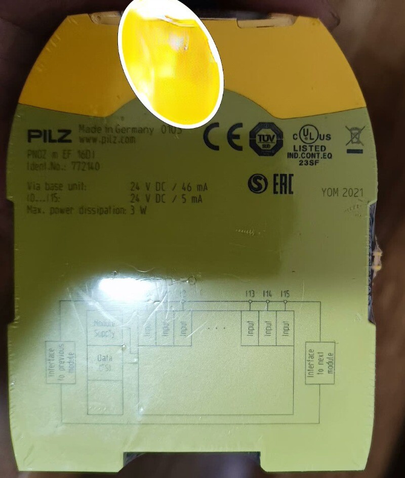 1pcs PILZ PNOZ m EF 16DI Safety Relay 772140 | eBay