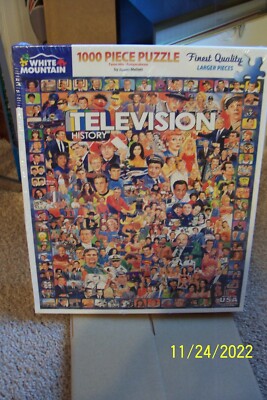 Television History 1000 Piece Puzzle - NEW - Factory Sealed | eBay