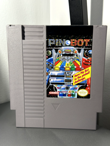 Pinbot Nintendo NES Pin Bot Video Game Cartridge Only | eBay
