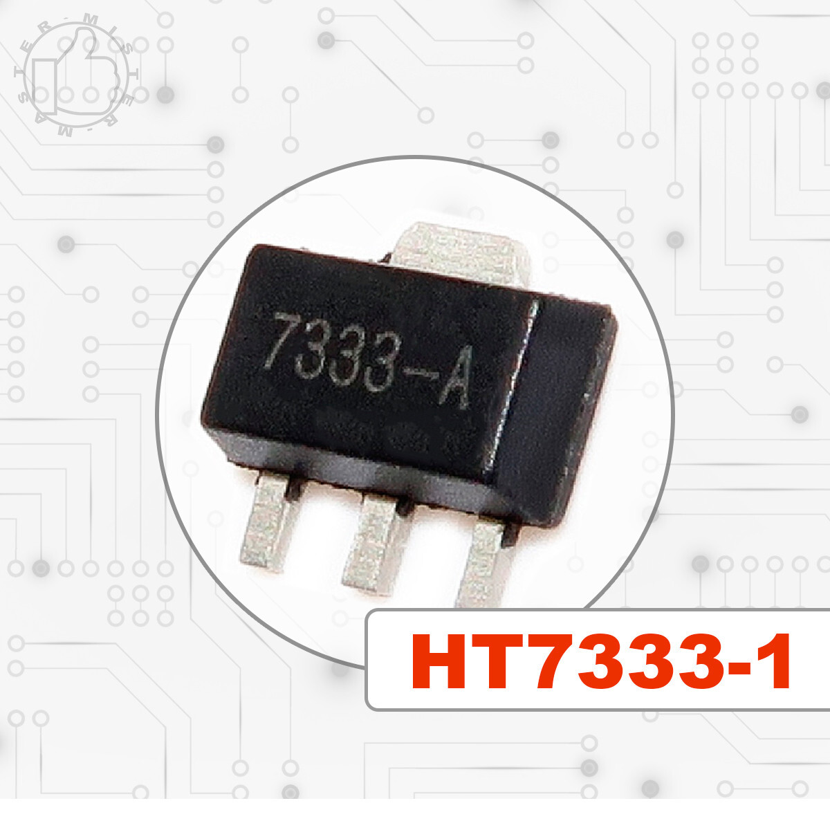 7333-A HT7333-1 SOT89-3 SMD REGOLATORE DI TENSIONE INPUT MAX 30V OUT 3 ...