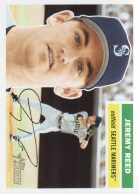 2005 Topps Heritage Seattle Mariners Baseball Card #73 Jeremy Reed | eBay