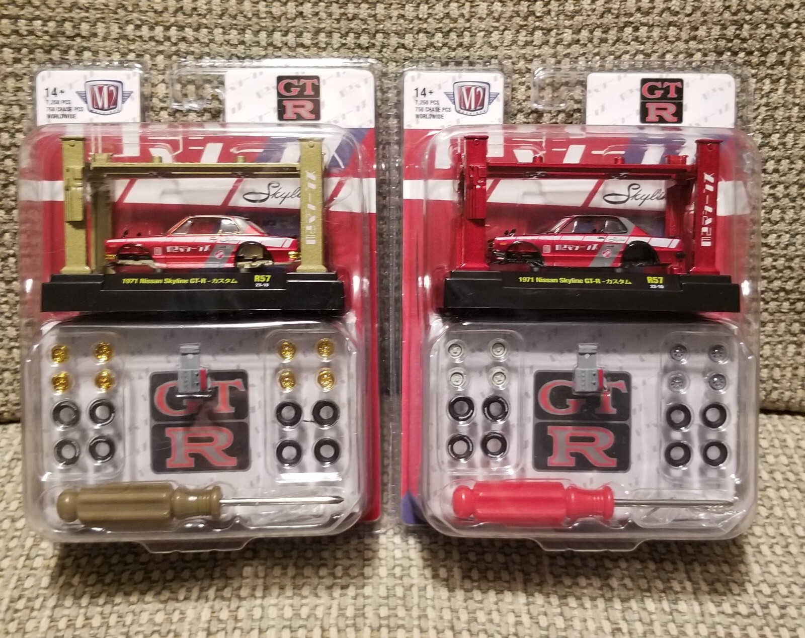 2023 M2 Machines Model Kit Nissan Skyline GTR Chase+REGULAR MODEL KIT 2 ...