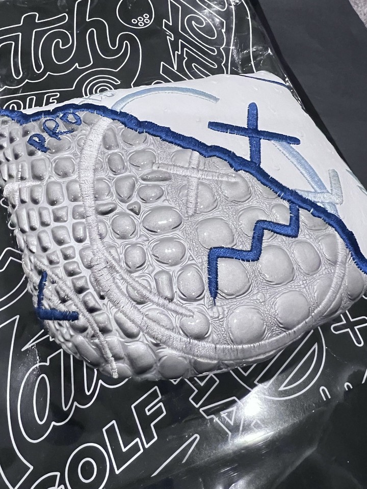 Hatch Golf Alter Ego Croc Skin Regular Mallet cover New Blue/White | eBay