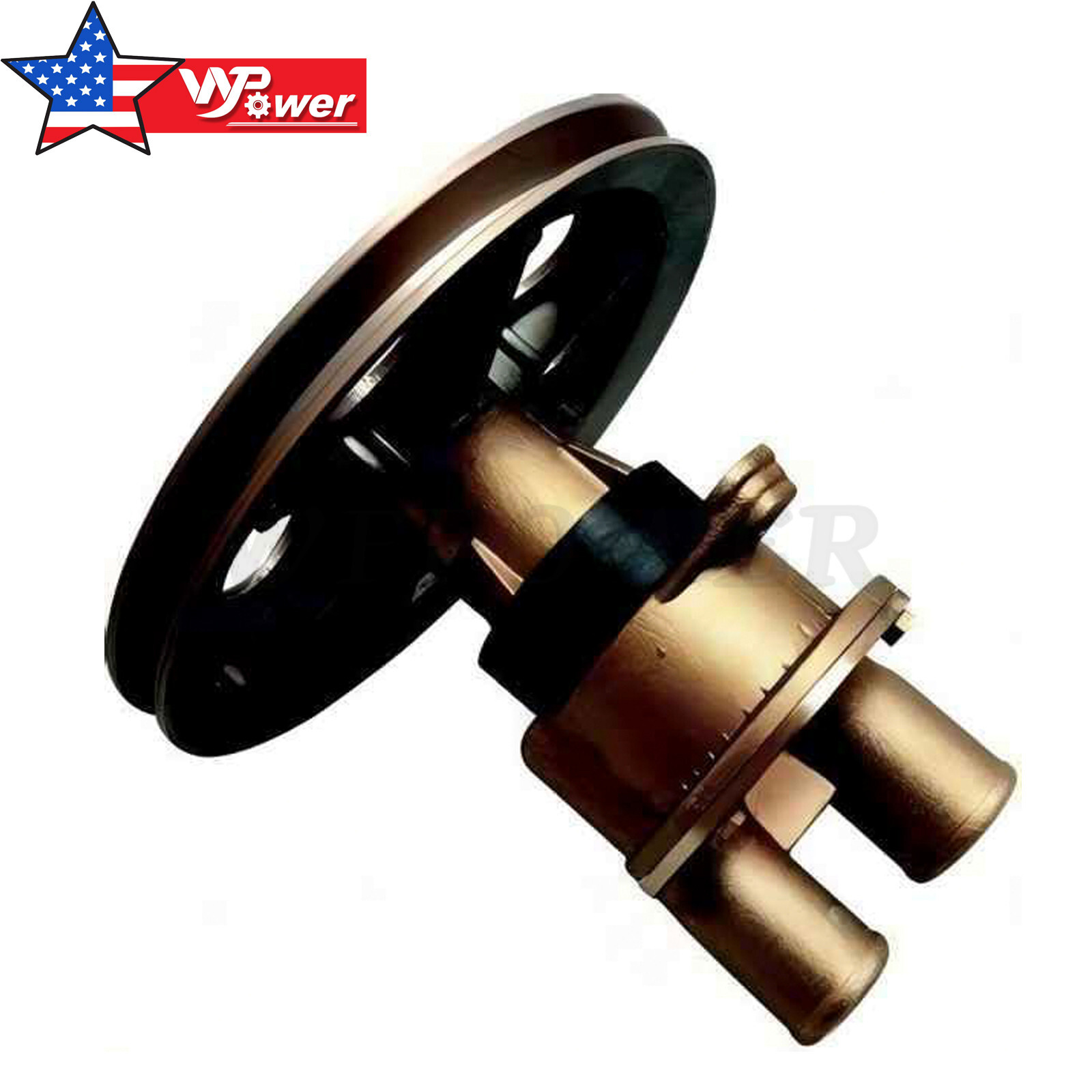 Water Sea Pump 3855778 3852398 For OMC Volvo Penta 6.5" Pulley 3851623 ...